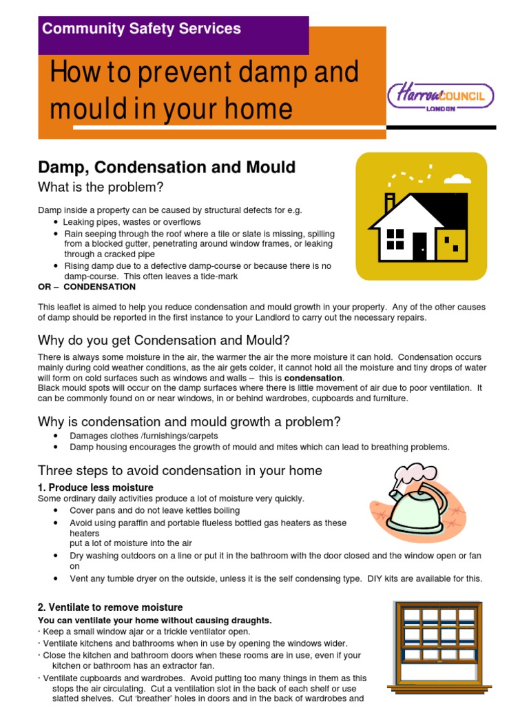 Condensation Leaflet | PDF | Hvac | Building Engineering