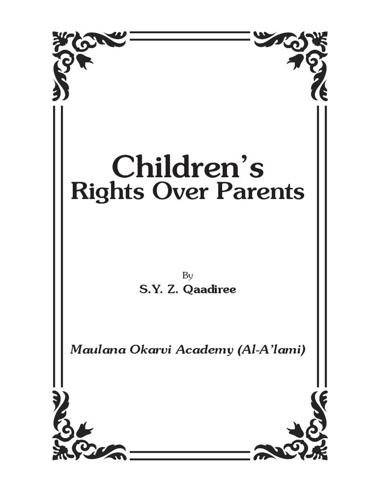 Children's Rights Over Parents | PDF | Father | Hadith