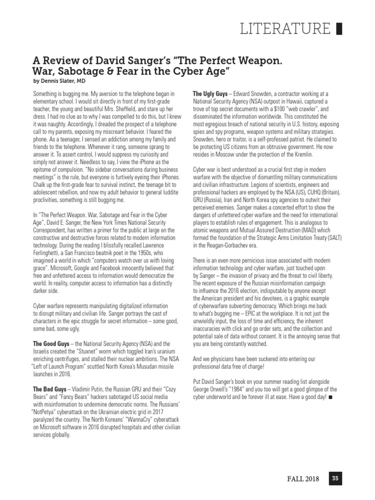 Issue 3 Dennis Slater Book Review Article | PDF | Edward Snowden ...