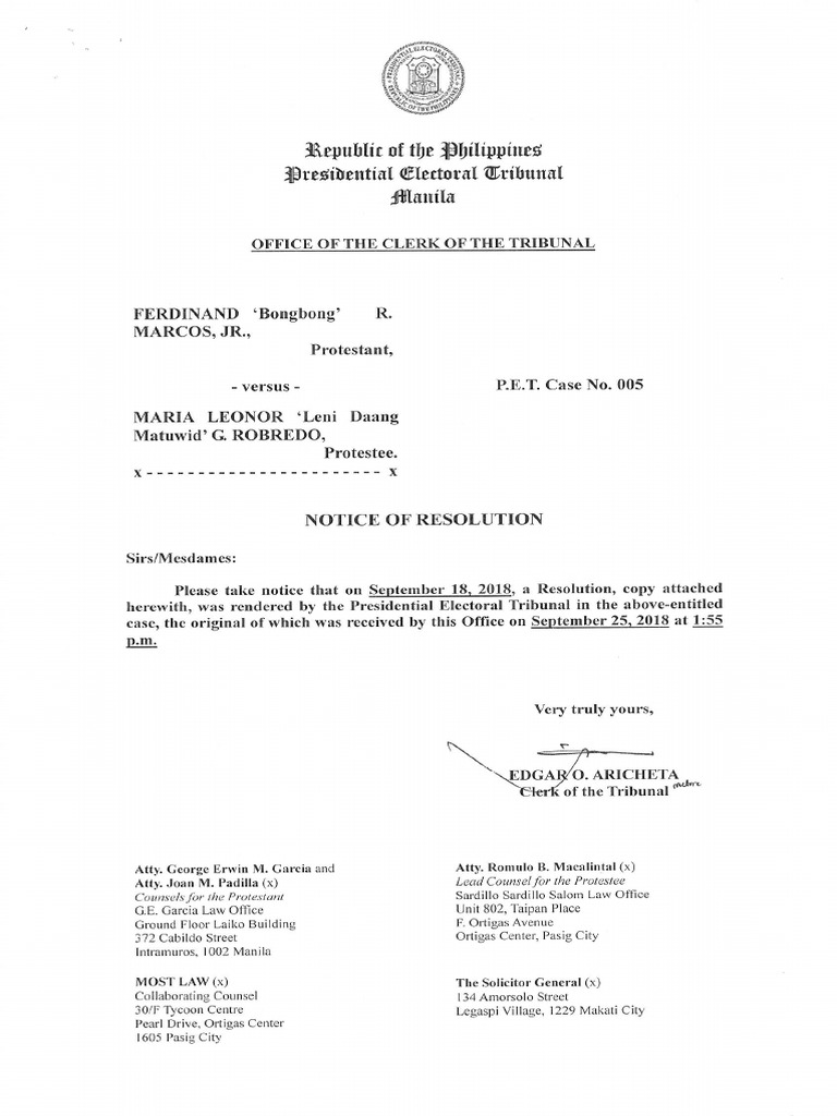 Pet Signed Resolution | PDF