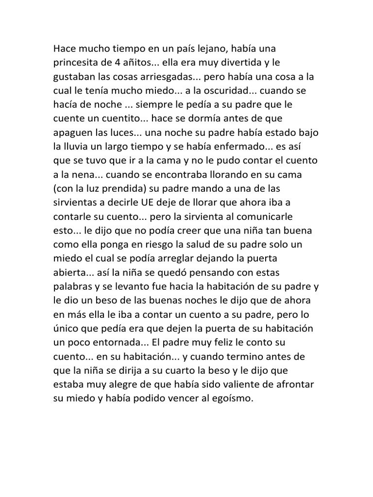 Cuento Inventado | PDF