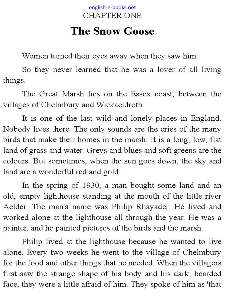 The Snow Goose-Gallico Paul | PDF