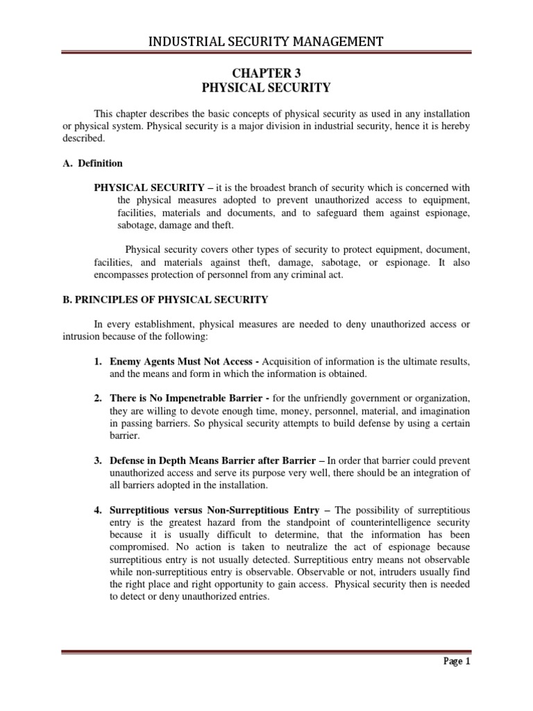 Principles of Physical Security Barriers: A Comprehensive Look at ...