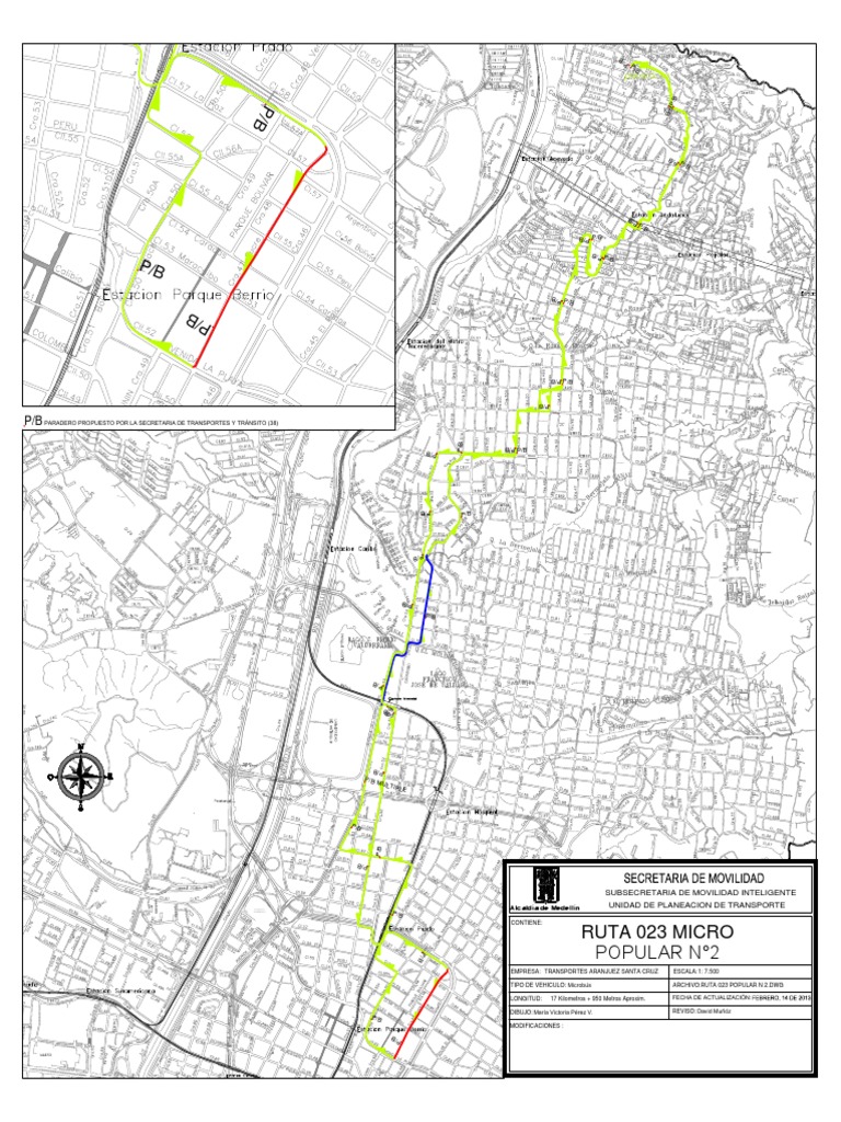 Ruta 023 Popular n2 Bus Buse Micro | PDF
