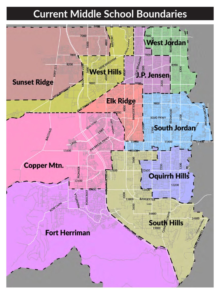 Jordan Middle School Boundaries | Download Free PDF | Nature