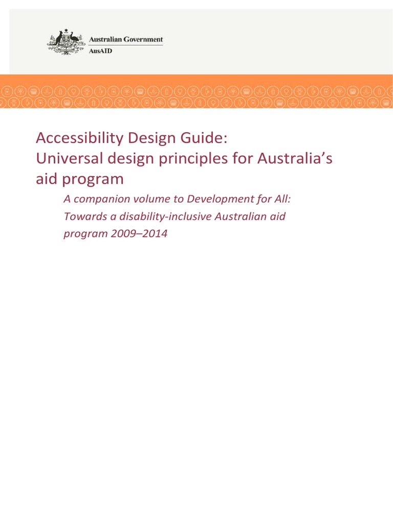 Accessibility Design Guide for Aid Programs | PDF | Accessibility ...