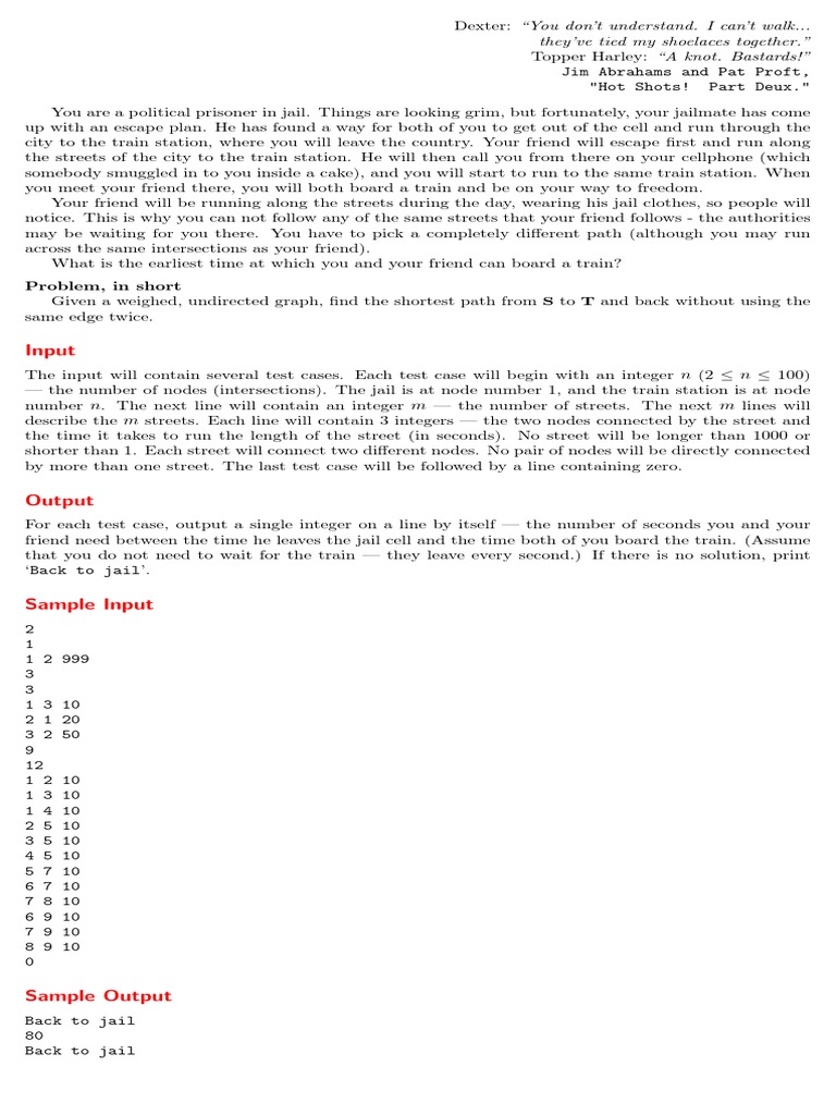 Input: Problem, in Short | PDF | Areas Of Computer Science | Applied ...