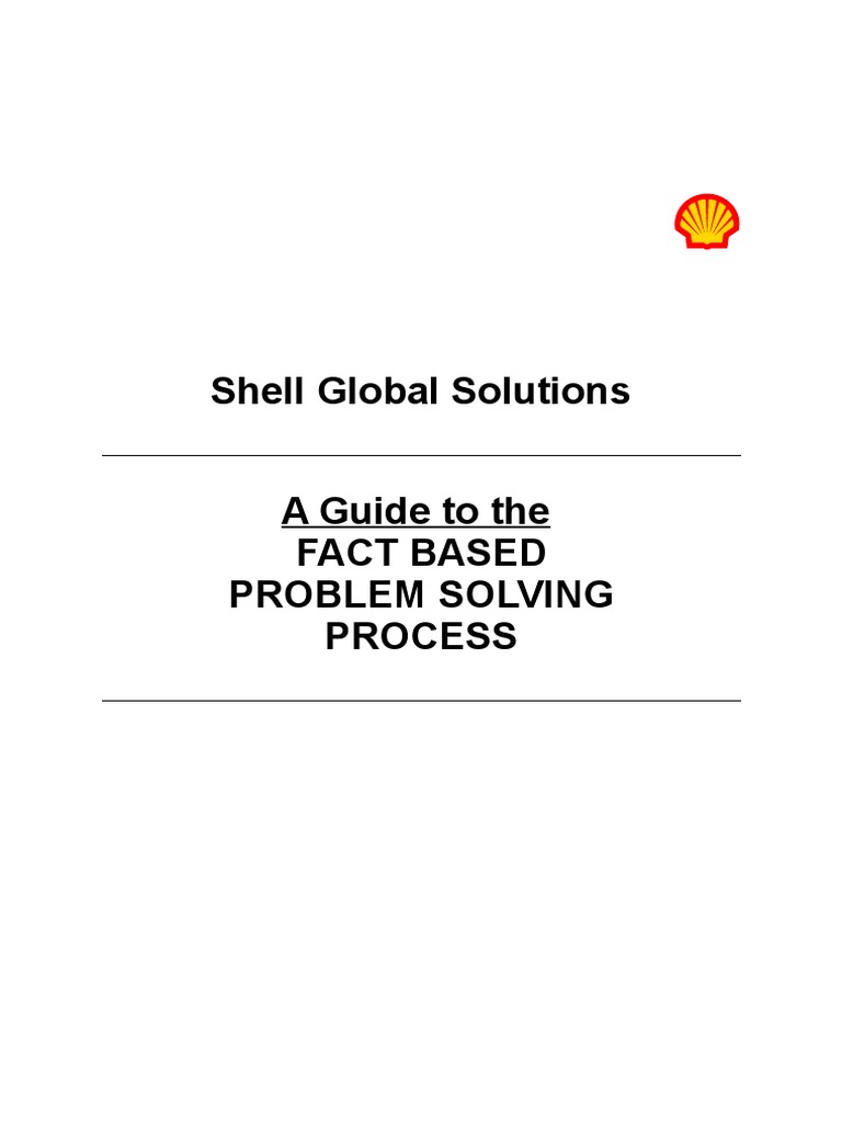 A Guide To Fact Based Problem Solving | PDF | Causality | Time