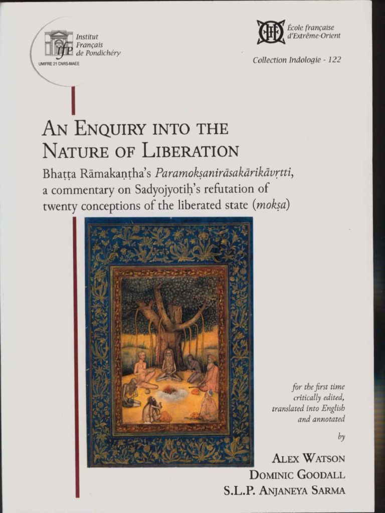 An Inquiry Into the Nature of Liberation Paramokasha Nirakara Vritti ...