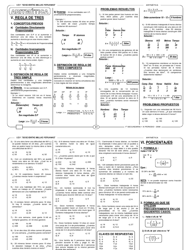 Guia III Periodo | PDF | Matemática Elemental | Objetos matemáticos
