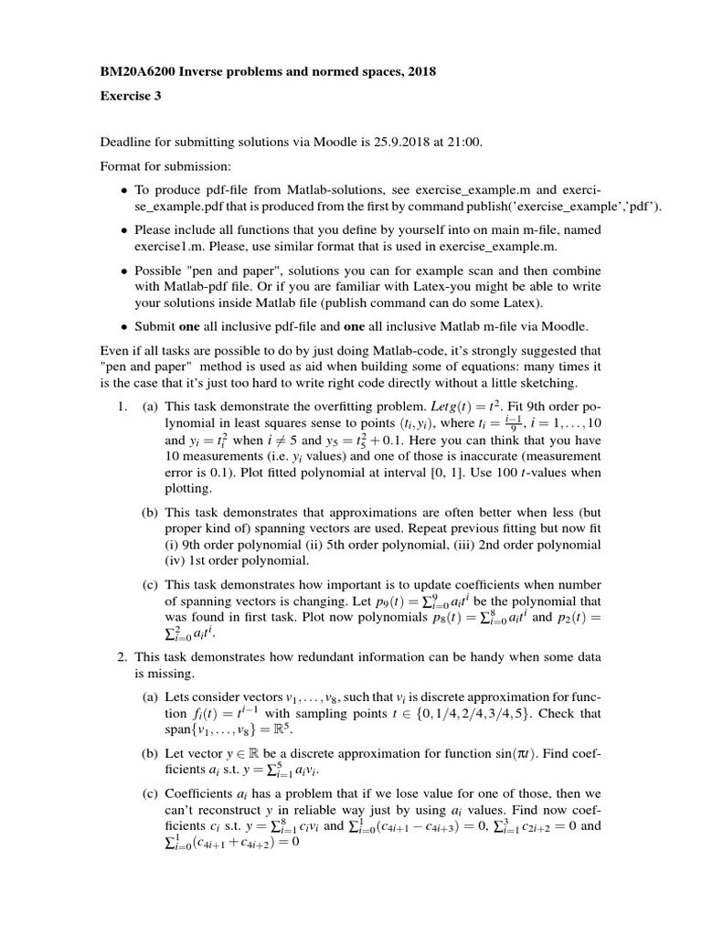 Exercise3 PDF | PDF | Probability Density Function | Algebra