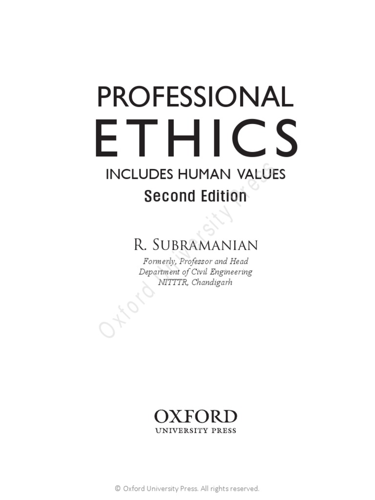 Professional: Ethics | PDF | Profession | Morality