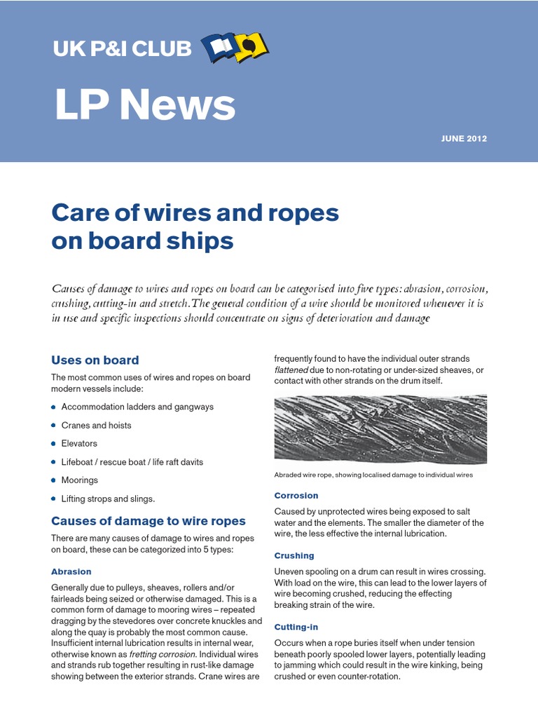 Crane Wire and Rope | PDF | Rope | Wire