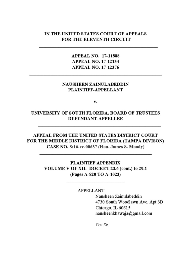 Appendix Volume 5 | PDF | Deposition (Law) | Summary Judgment
