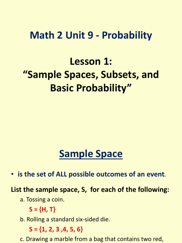 Powerpoints Probability | PDF | Odds | Probability