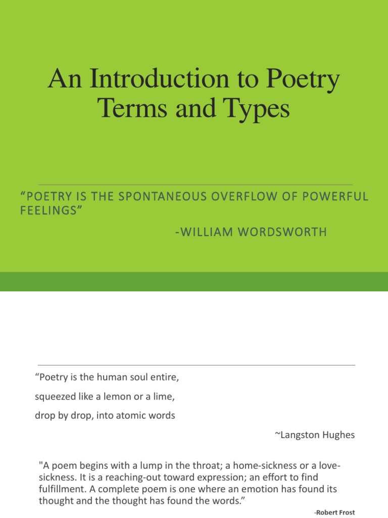 An Introduction To Poetry | PDF | Poetry | Metre (Poetry)