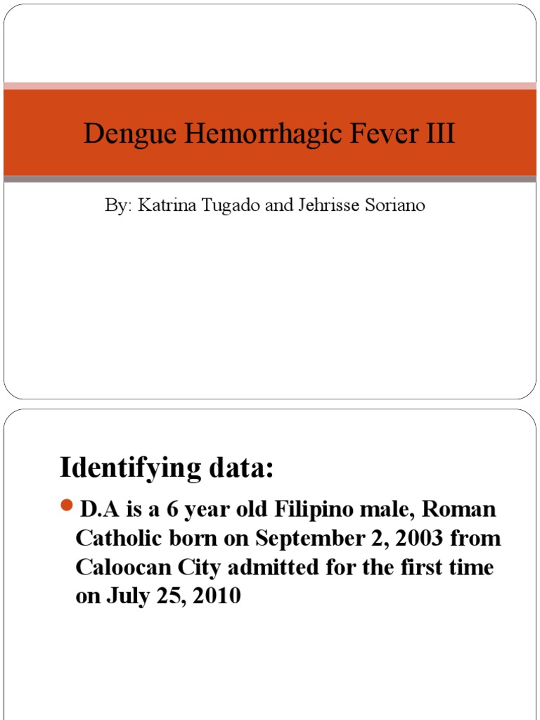 Dengue Hemorrhagic Fever III | PDF | Shock (Circulatory) | Pulse