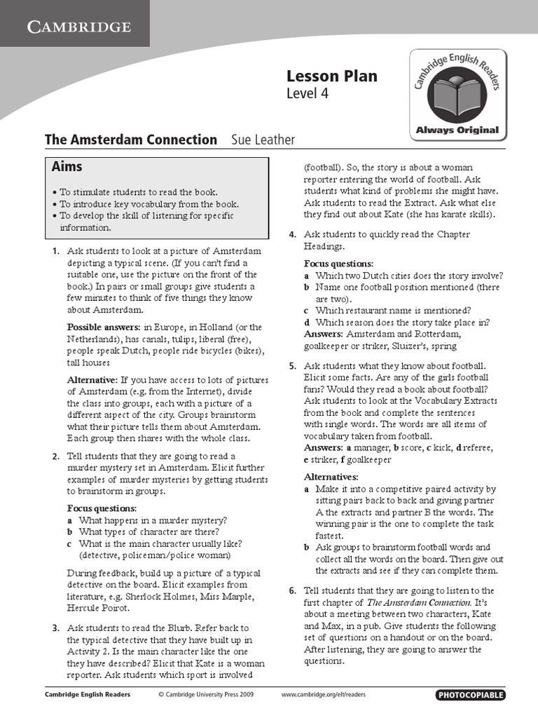 The Amsterdam Connection | PDF | Crime Fiction | Crime Thriller