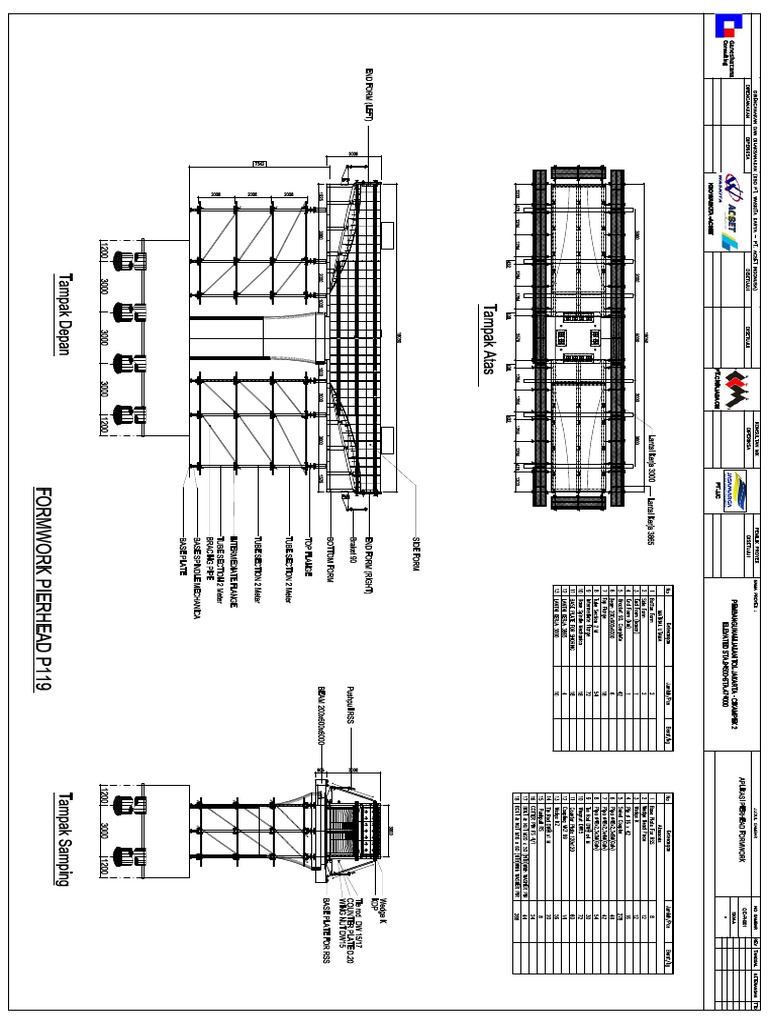 WKC Formwork Shor Drawing | PDF
