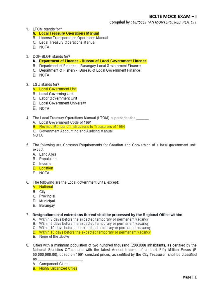 Understanding Local Government Units: An Analysis of the Local Treasury ...