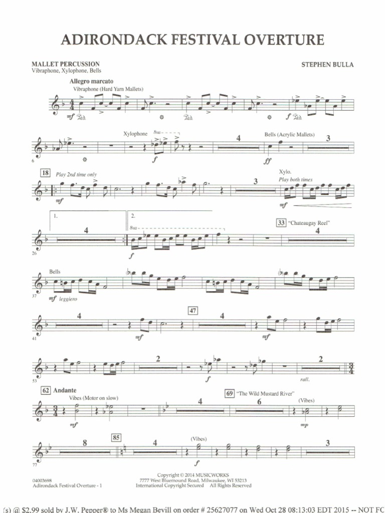 Mallet Percussion 1 PDF | PDF