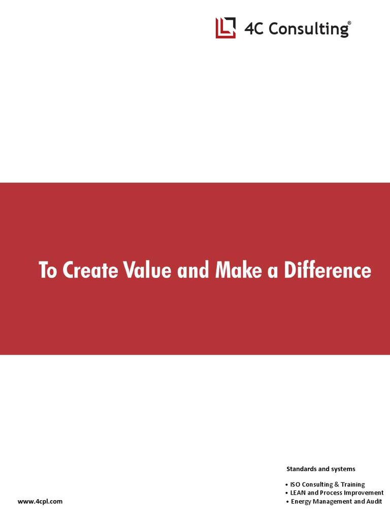 4C Service Overview | PDF | Food Safety | Quality Management