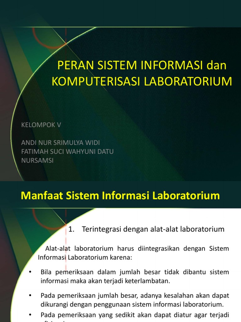 Sistem Informasi Laboratorium | PDF