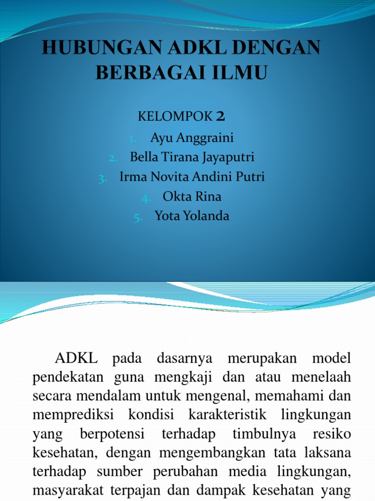 Adkl | PDF | Sains & Matematika