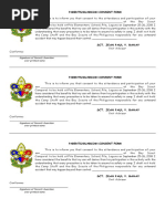 BSP Parental Consent Form 2024 | PDF
