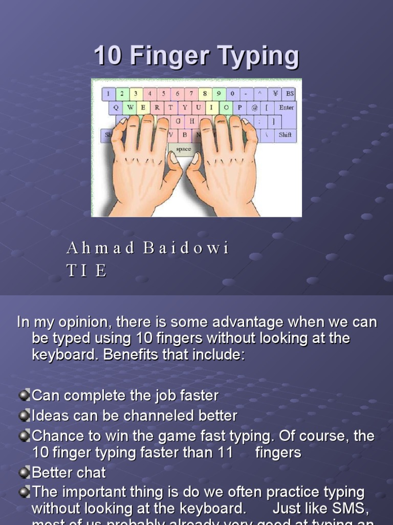 10 Finger Typing | PDF