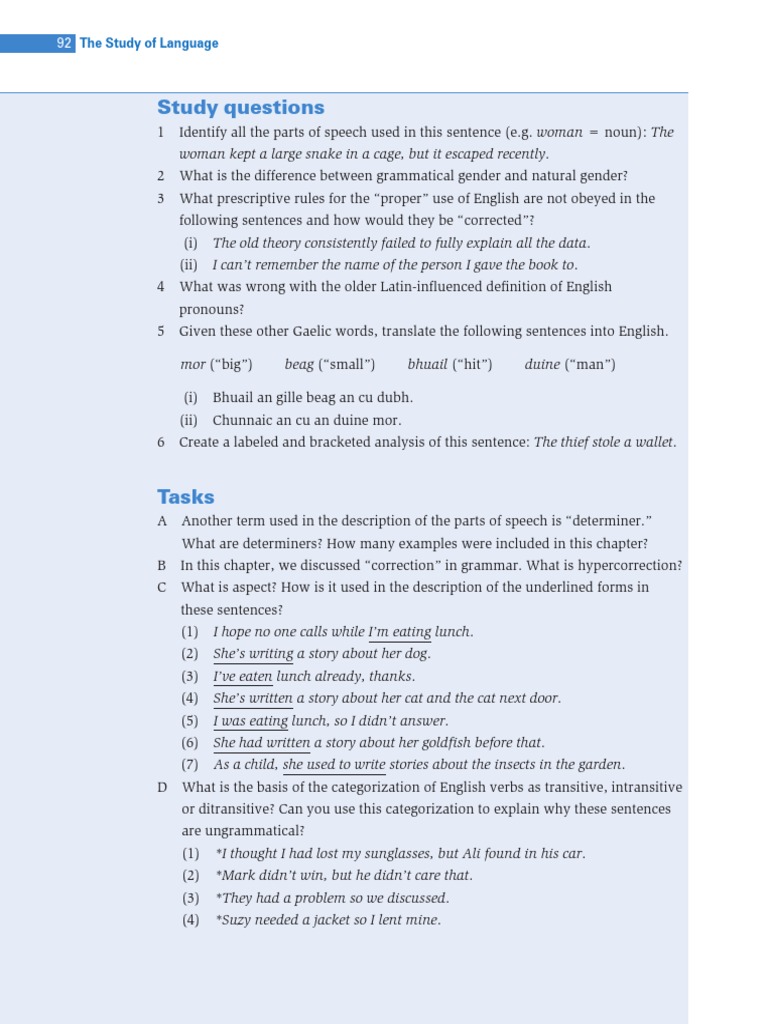 AL Grammar Exercises | Download Free PDF | Part Of Speech | English ...