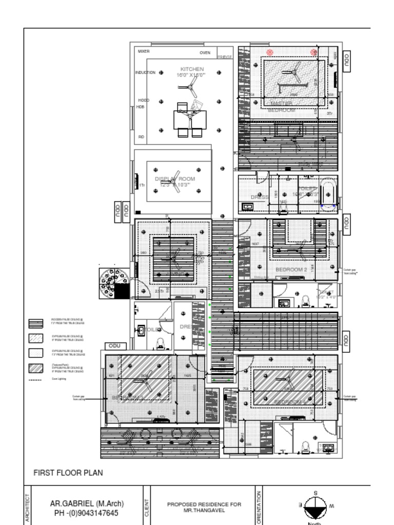 False Ceiling Layout | PDF | Suburbs Of Brisbane | Buildings And Structures