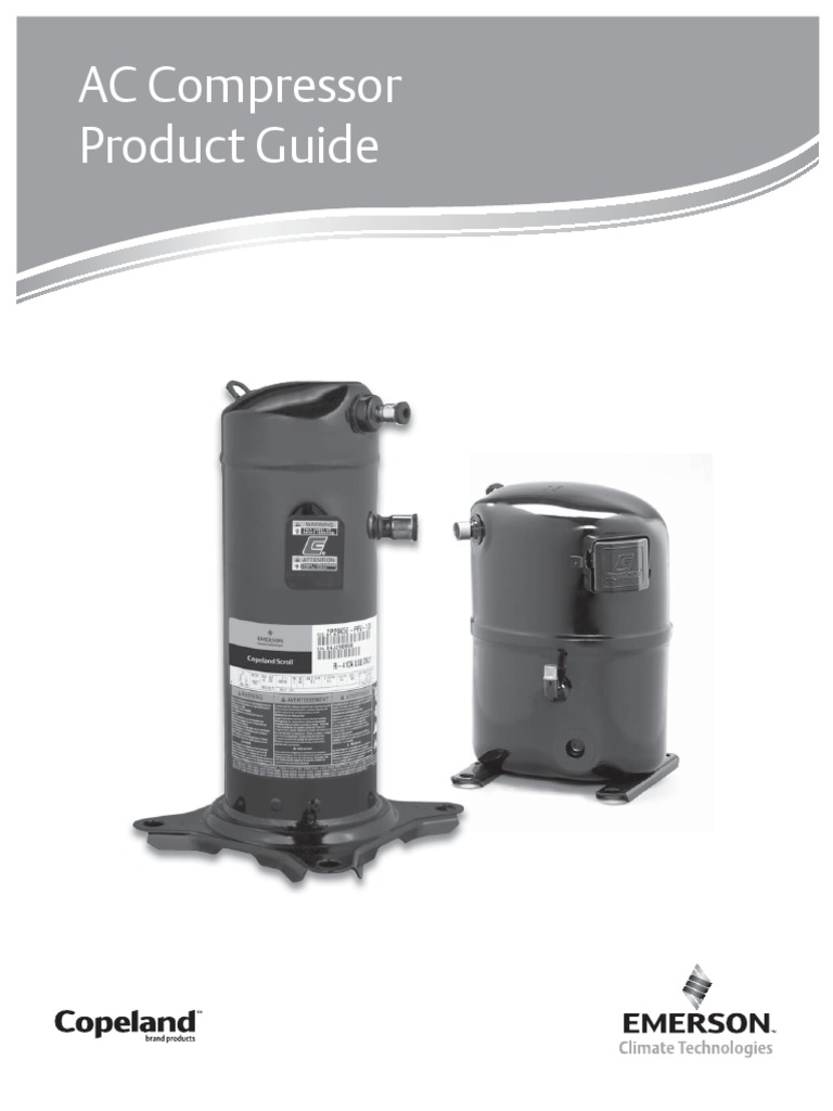 Guia Do Produto Compressor de Ar Condicionado PT BR 3633210 PDF | PDF ...