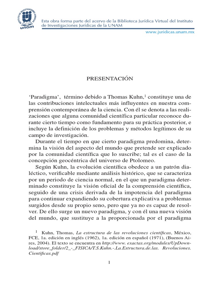 Paradigma De Kuhn Pdf Pdf Paradigma Epistemología De La Ciencia