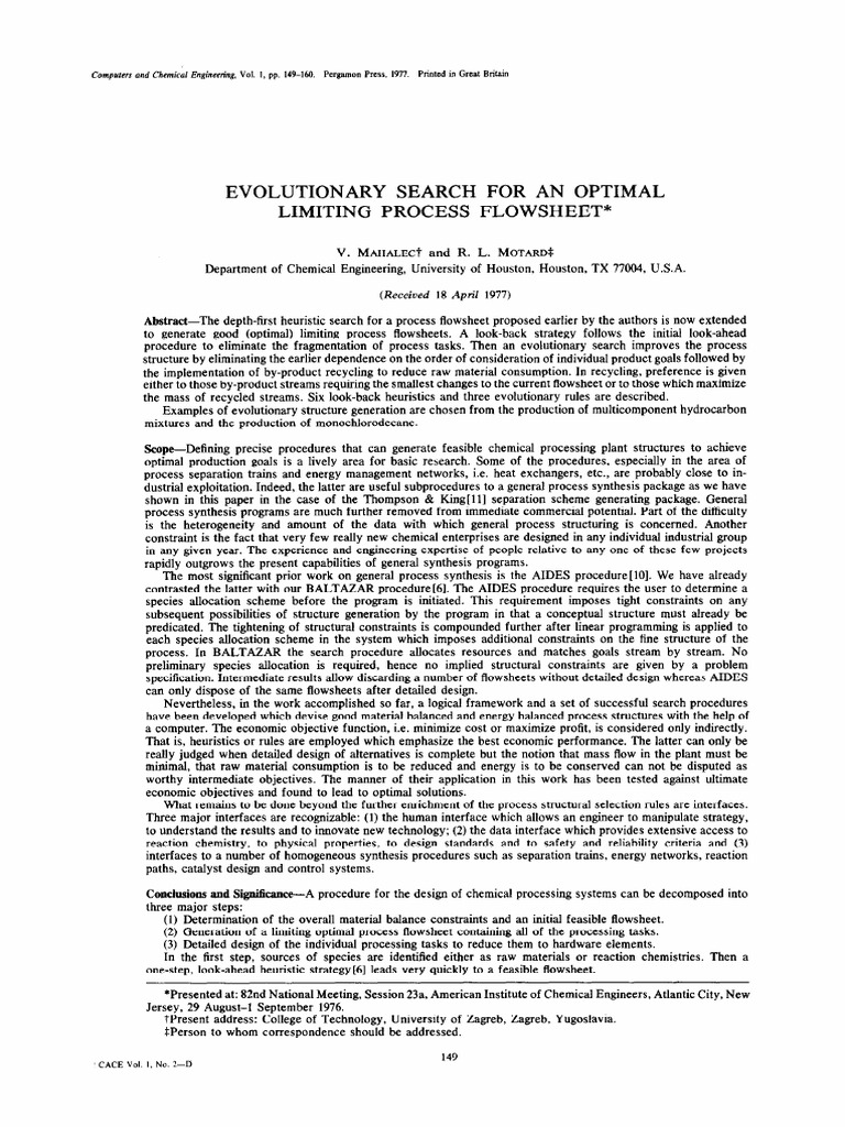 Mah Alec 1977 | PDF | Mathematical Optimization | Design