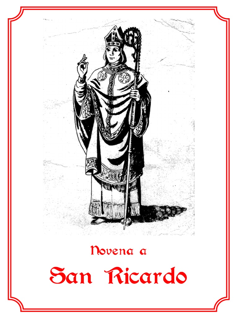 Novena A San Ricardo Obispo | PDF | eucaristía | Misa (liturgia)
