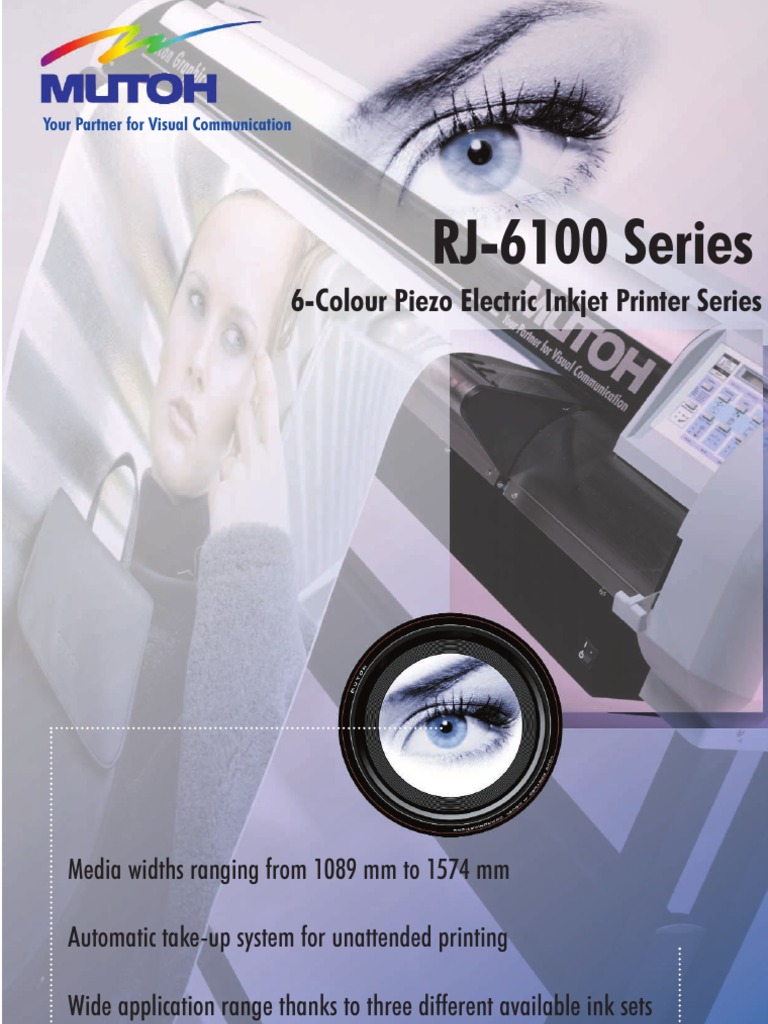 Mutoh 6100 | PDF | Color | Printer (Computing)