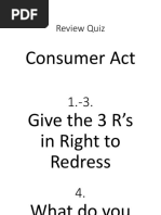 Consumer Rights & DTI Programs Quiz | PDF | Poison | Economies