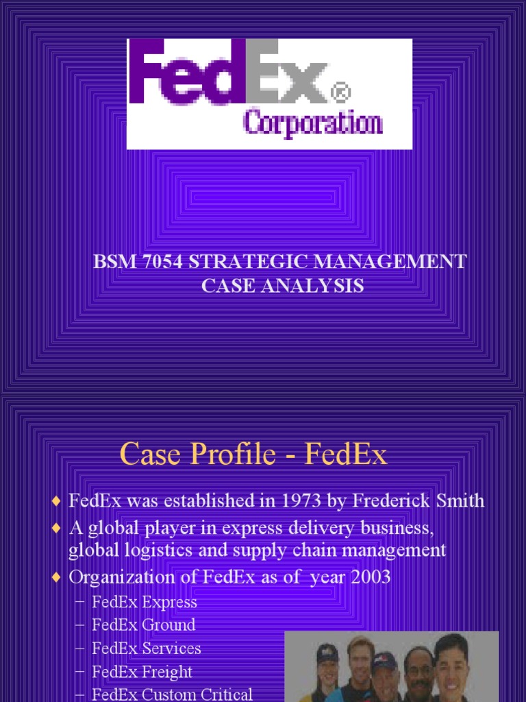 BSM 7054 Fedex Sample | PDF | United Parcel Service | Logistics