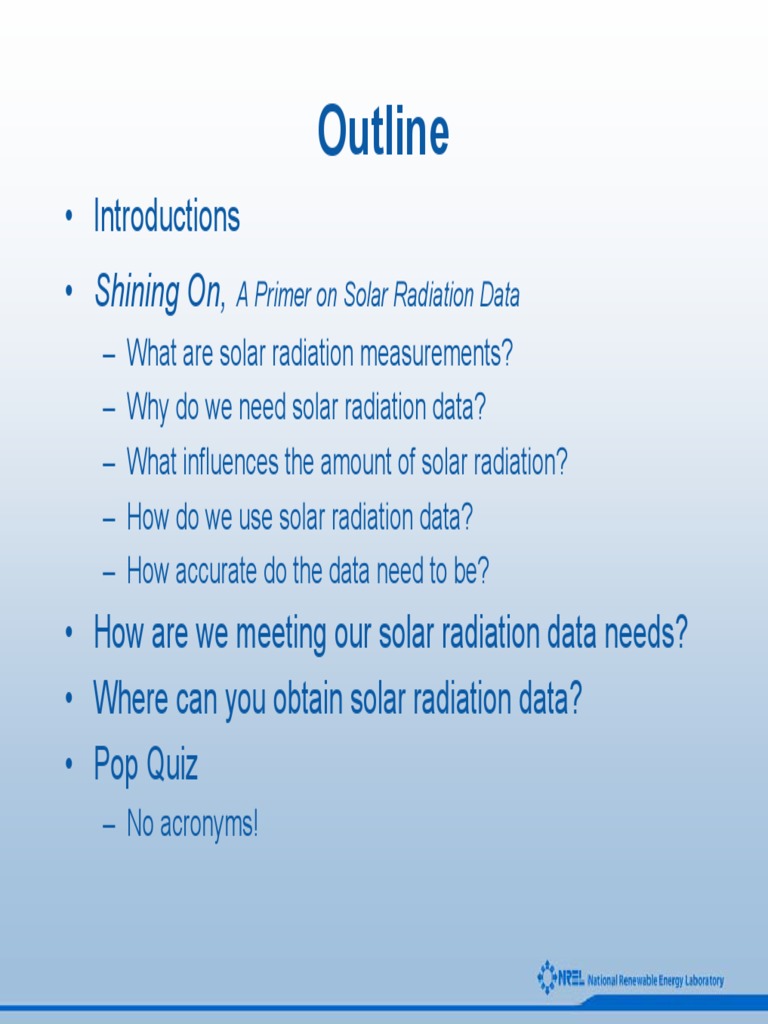 How Do We Use Solar Radiation Data | PDF | Solar Power | Photovoltaics