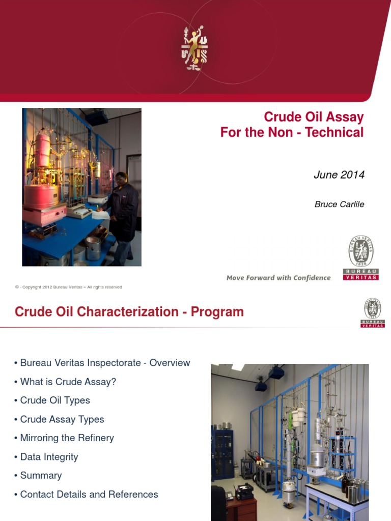 Bureau Veritas Crude Assay | PDF | Oil Refinery | Petroleum