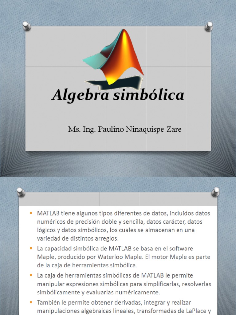 Algebra Symbolica | PDF | Ecuaciones | Objetos matemáticos