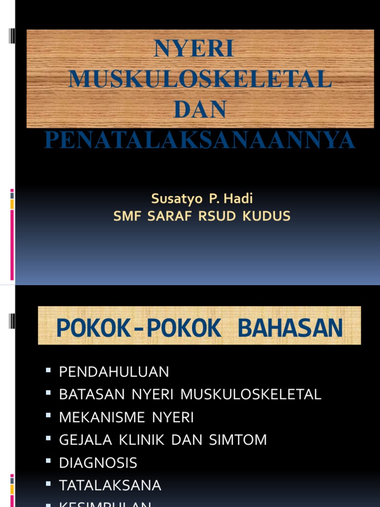 Perdosri - Terapi Nyeri Muskuloskeletal | PDF