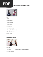English Conversation Beginner | PDF | Leisure