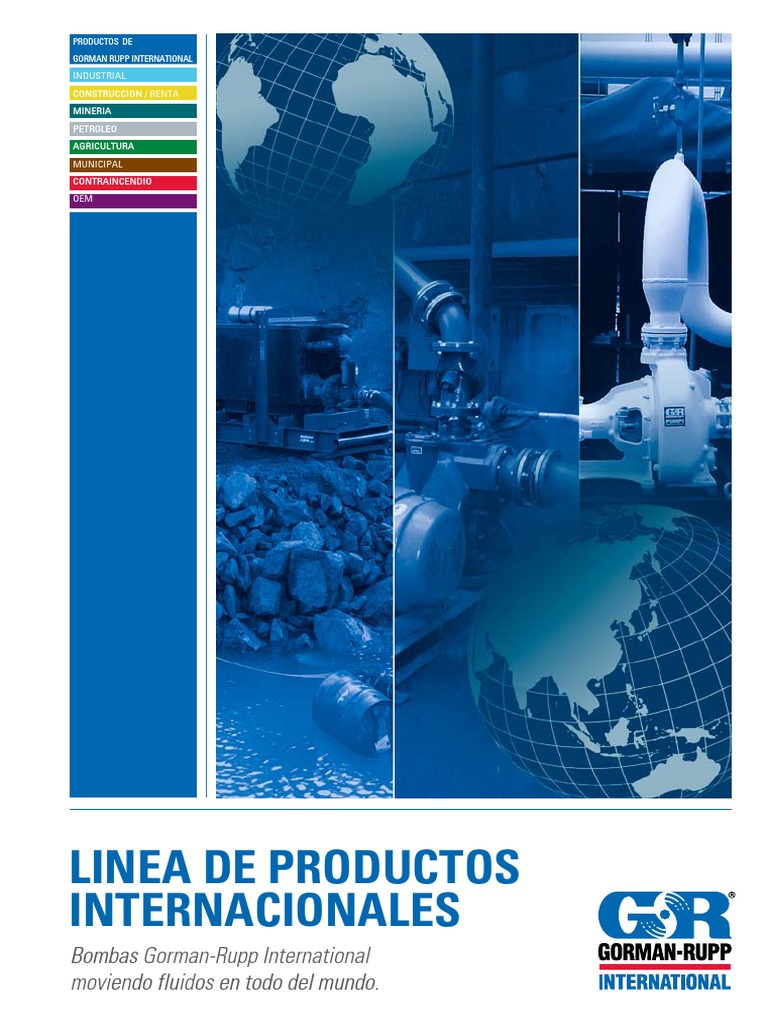 Catálogo Bombas Gorman-Rupp | PDF | Pump | Turbomachinery