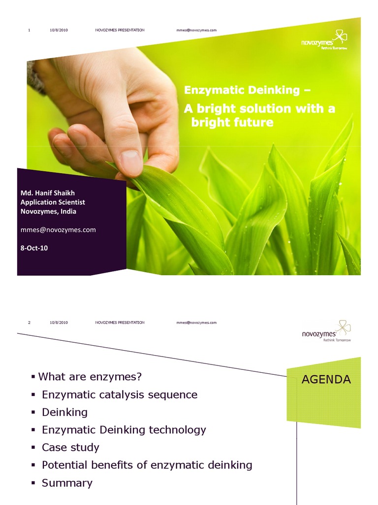 Enzymatic Deinking - A Bright Solution With A Bright Future | PDF ...