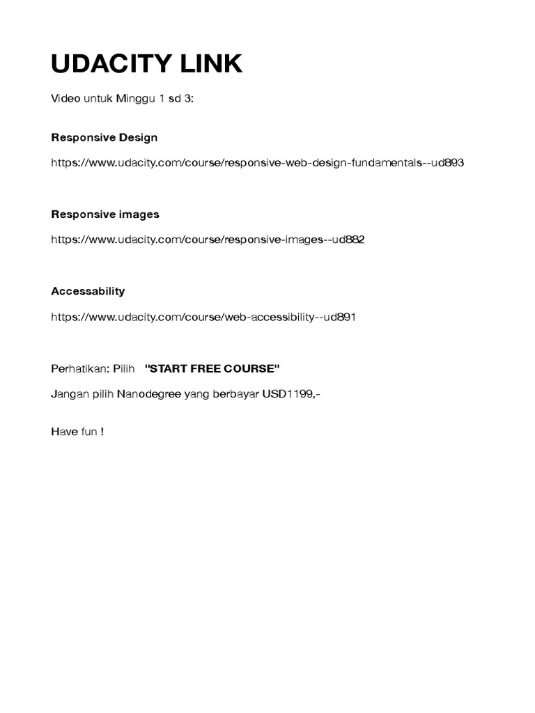 Udacity Link: Responsive Design | PDF