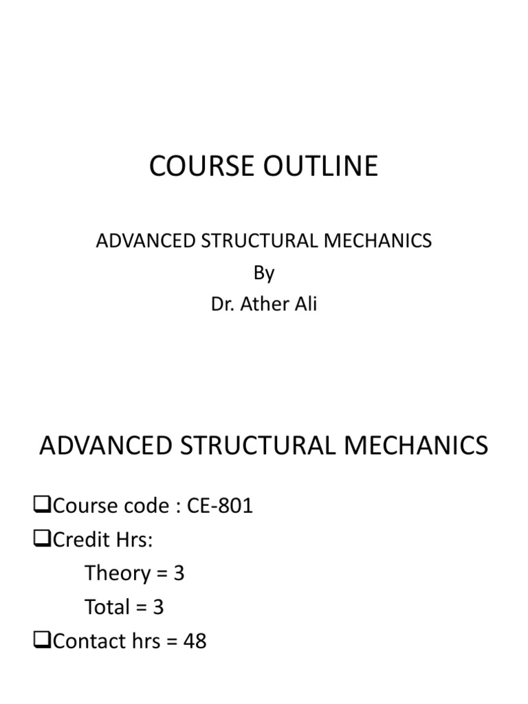 Advanced Structural Mechanics | PDF | Euclidean Vector | Tensor