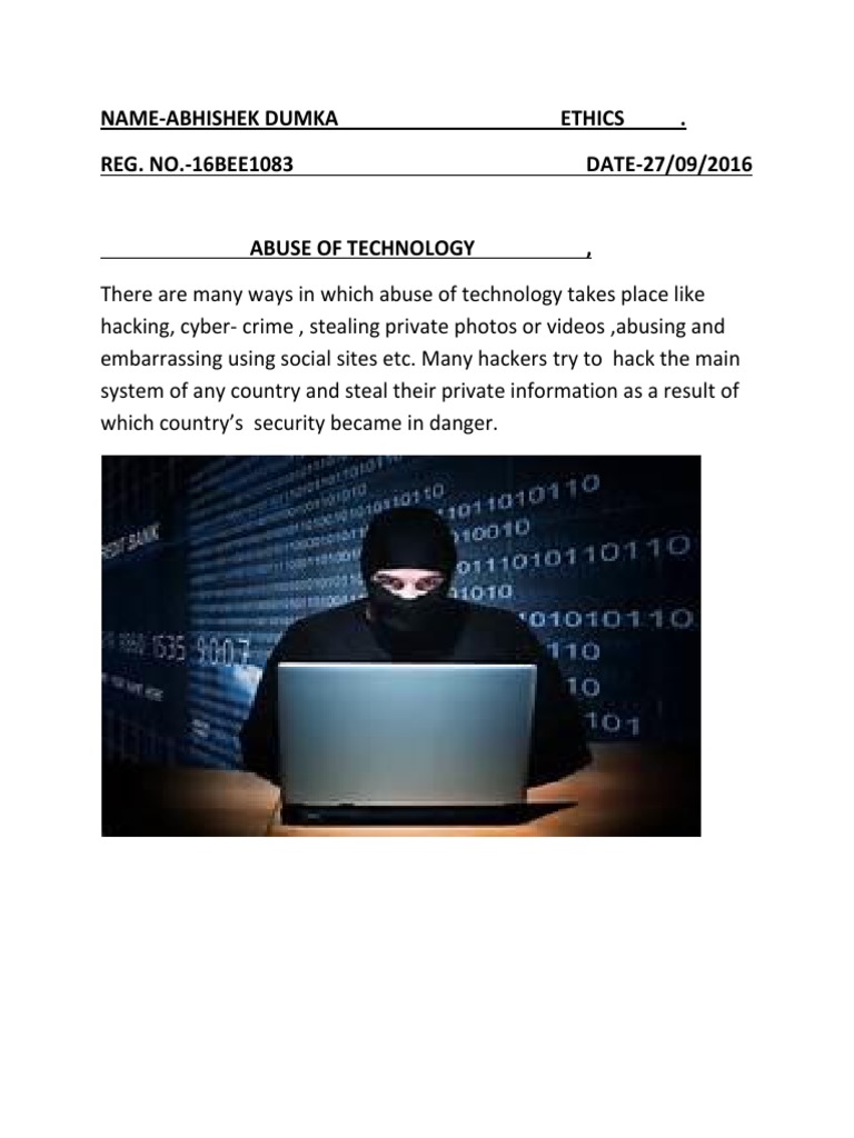 Abuse of Technology | PDF