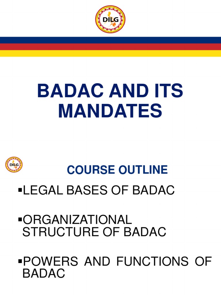 BADAC | PDF | Substance Abuse | Drug Rehabilitation